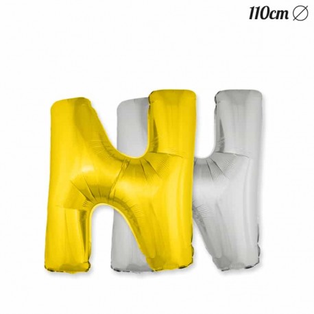 Ballon Letter N 110 Cm - FeestjesMix